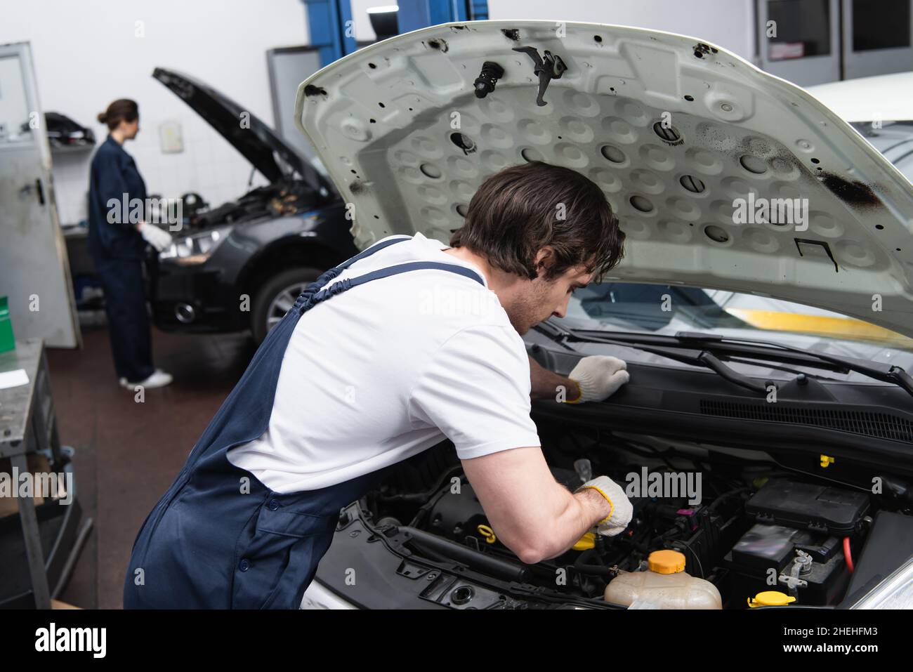Car overalls hi-res stock photography and images - Alamy