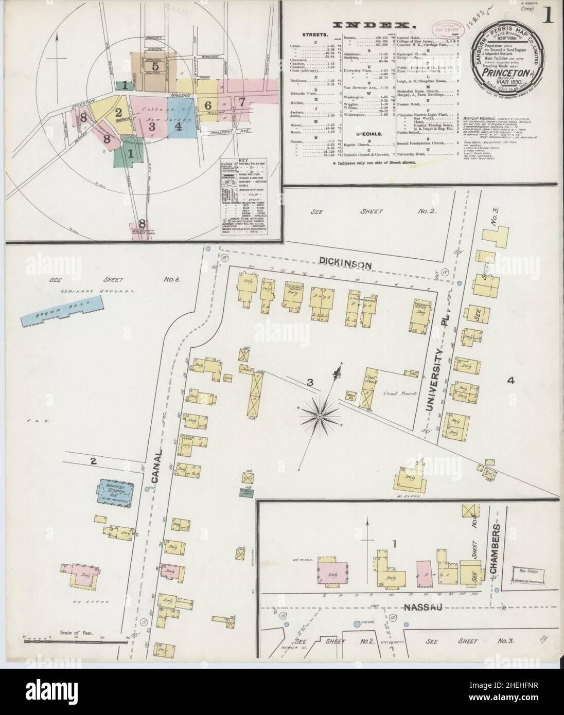 Map of new princeton hi-res stock photography and images - Alamy
