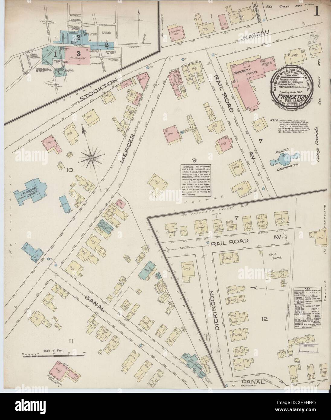 Map of new princeton hi-res stock photography and images - Alamy