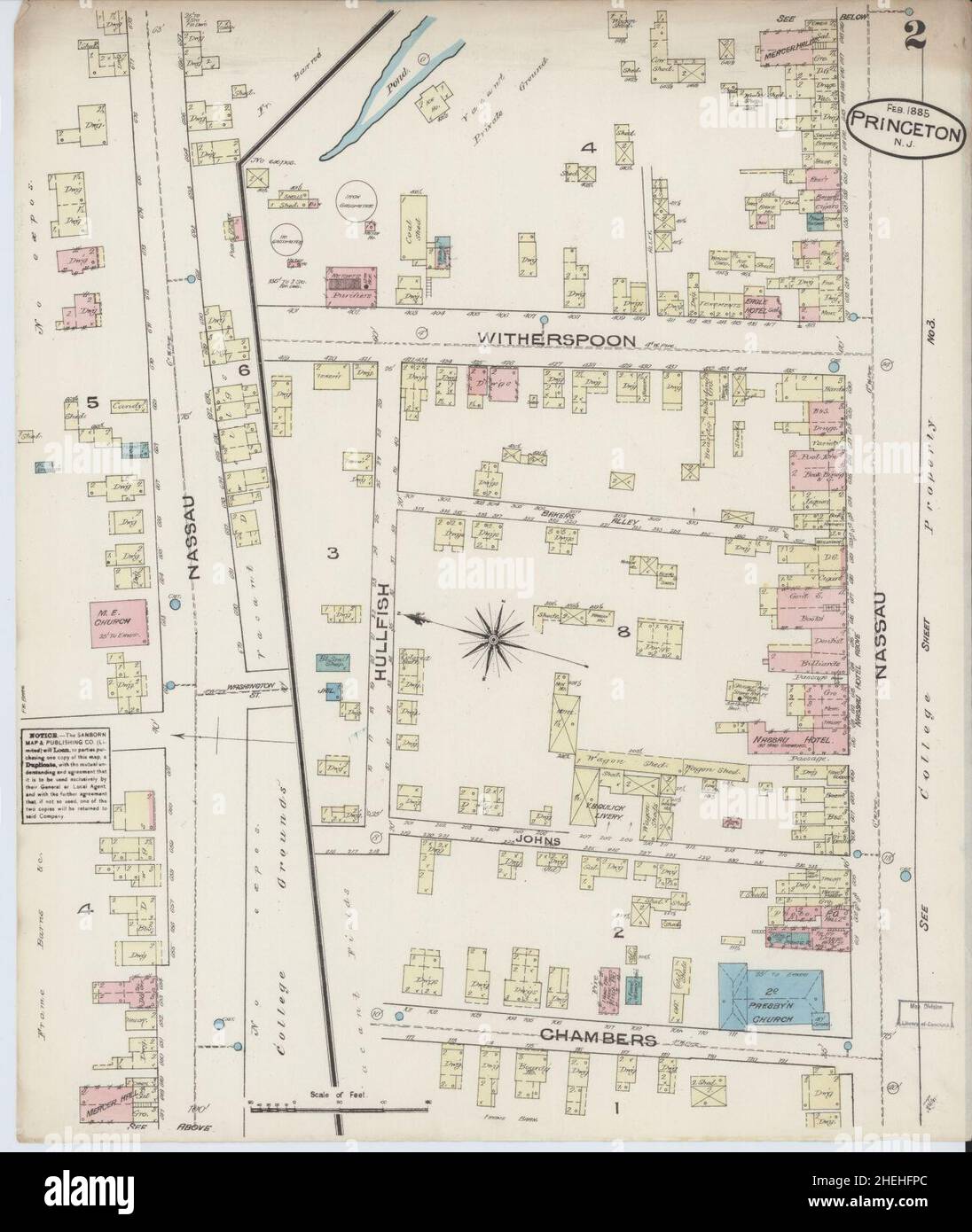 Map of new princeton hi-res stock photography and images - Alamy