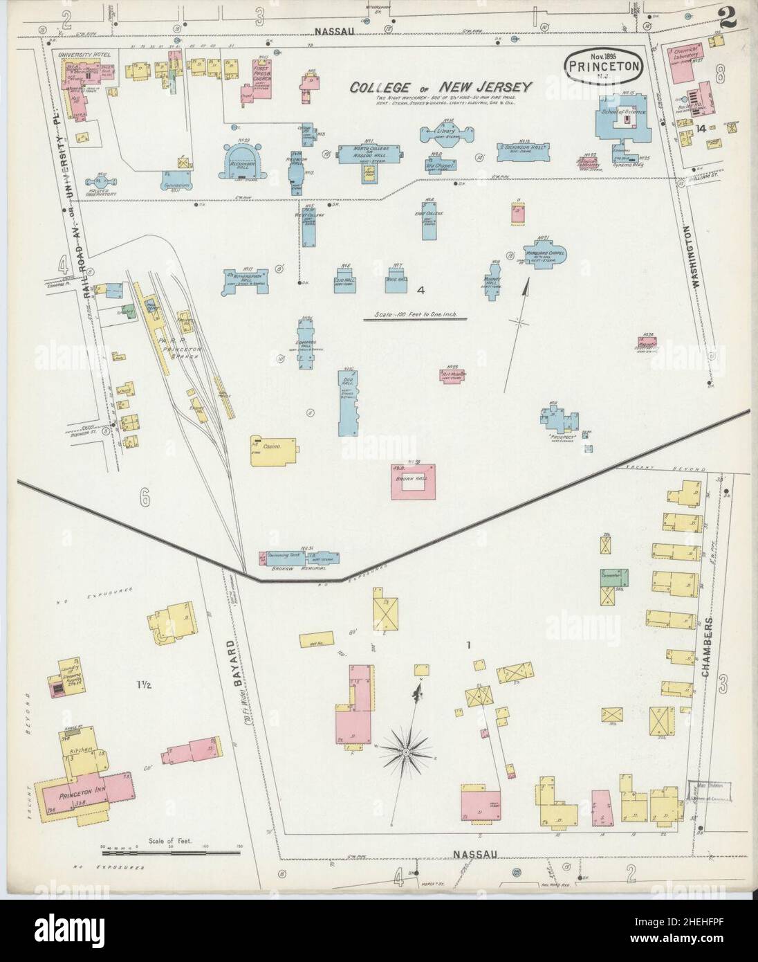 Map of new princeton hi-res stock photography and images - Alamy