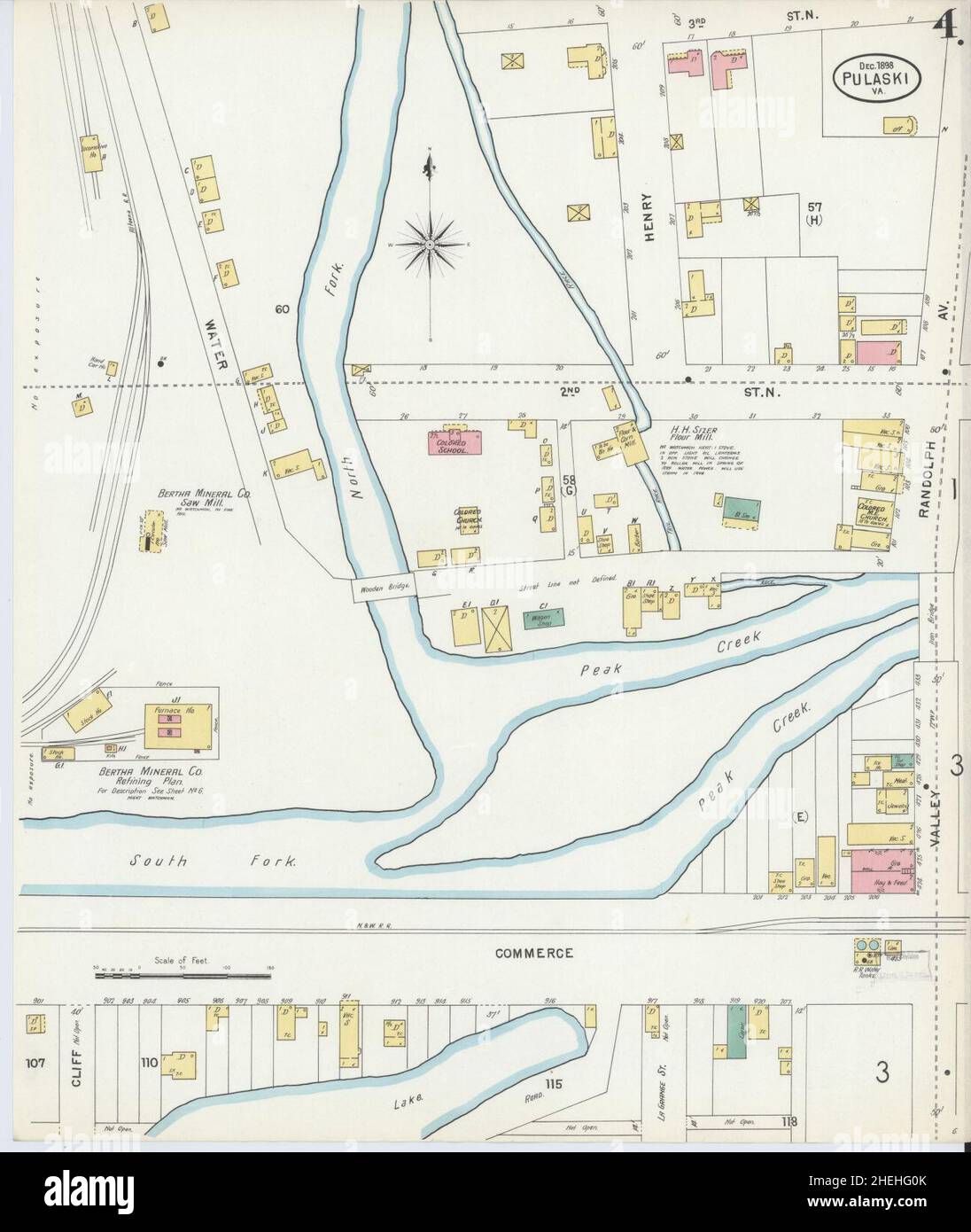 Pulaski virginia map hi-res stock photography and images - Alamy