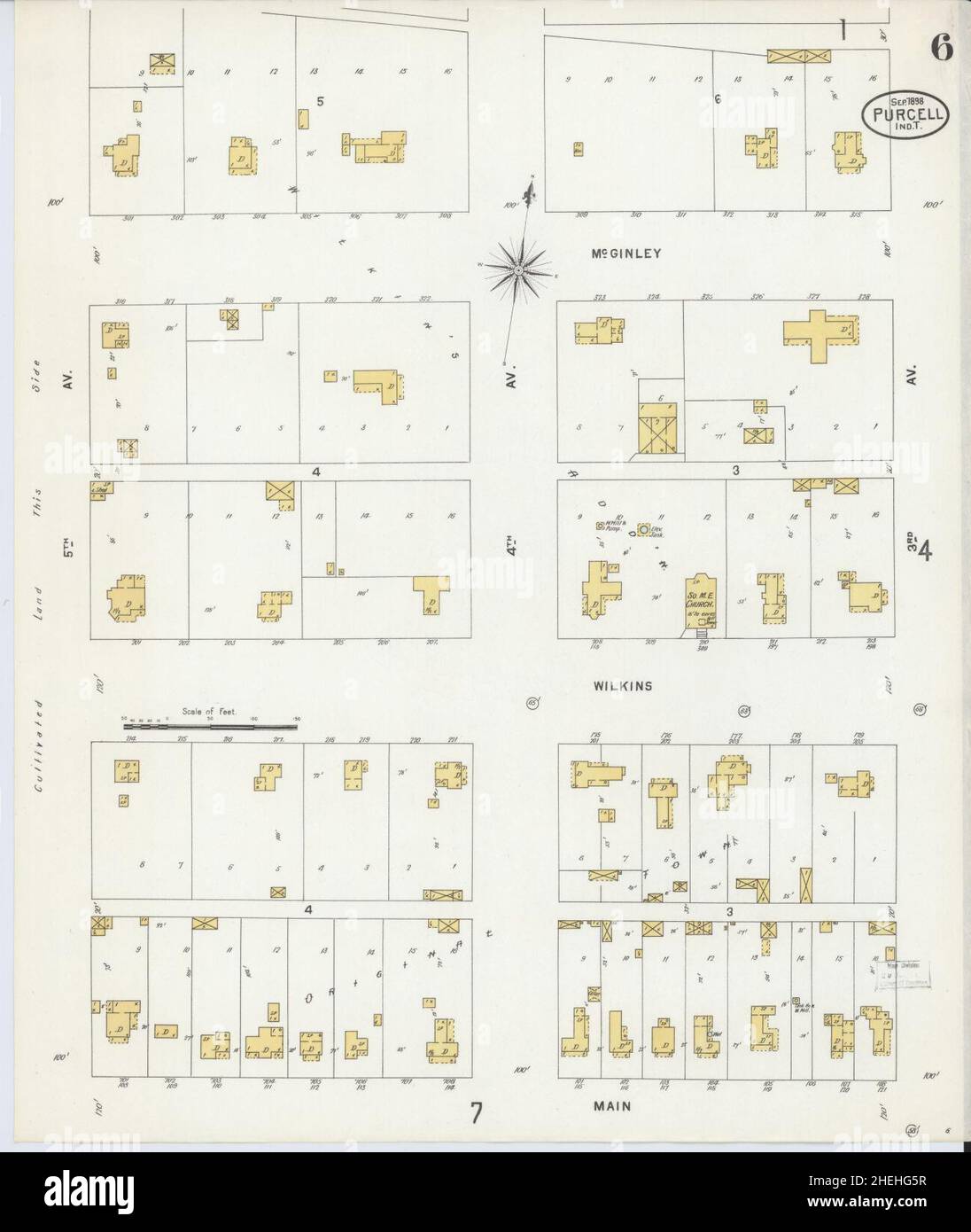 Purcell oklahoma map hi-res stock photography and images - Alamy