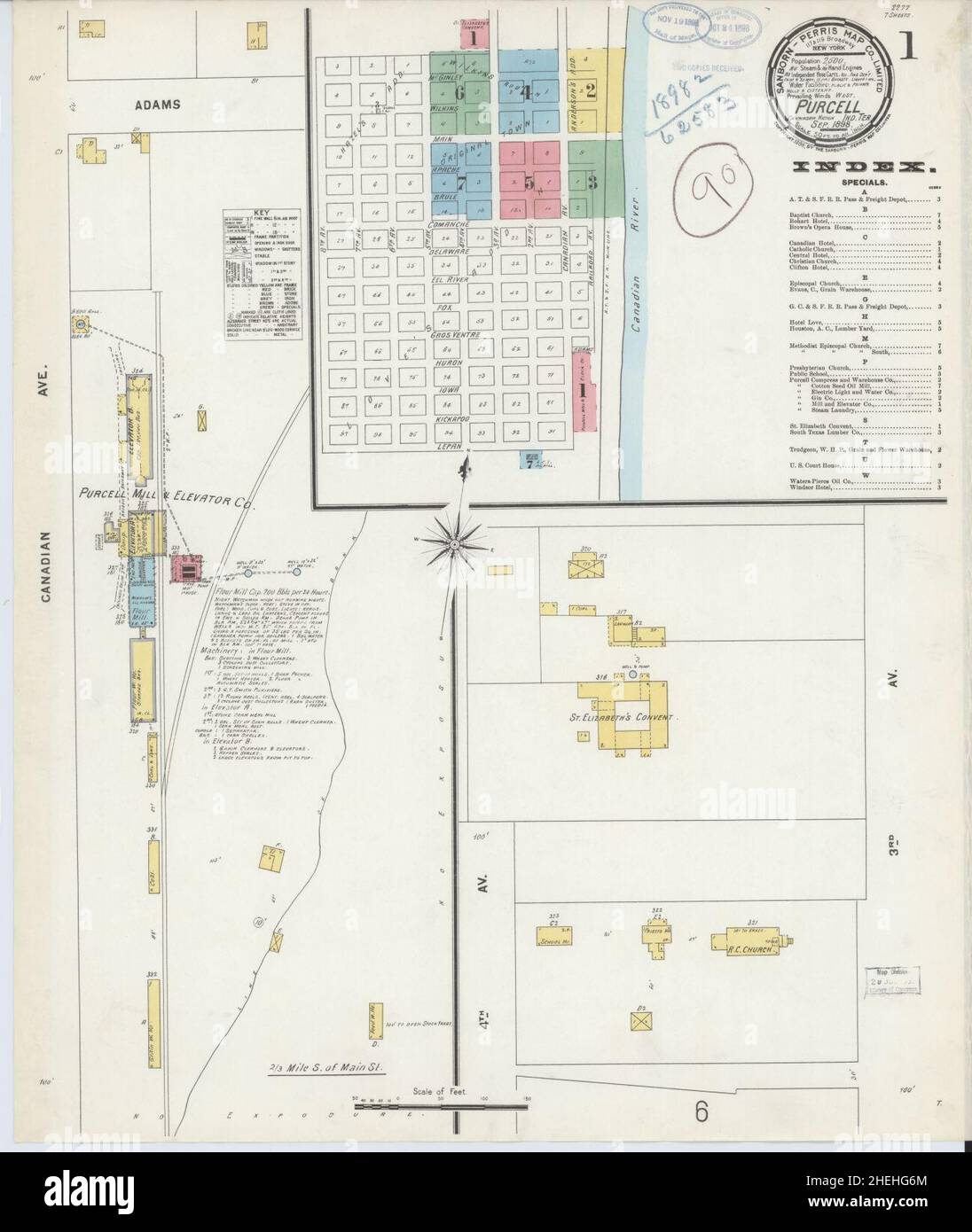 Purcell oklahoma map hi-res stock photography and images - Alamy