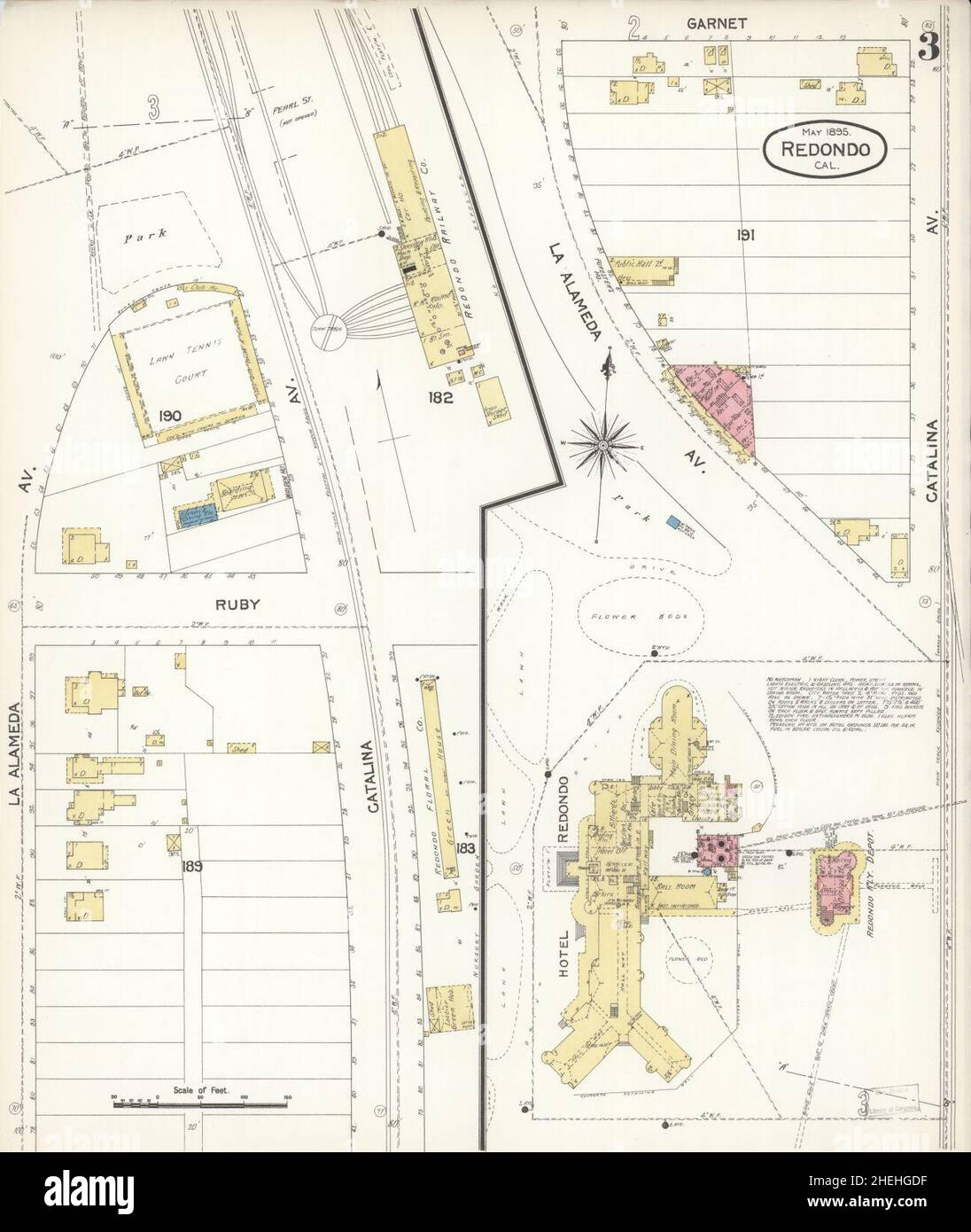 Map of redondo beach hi-res stock photography and images - Alamy