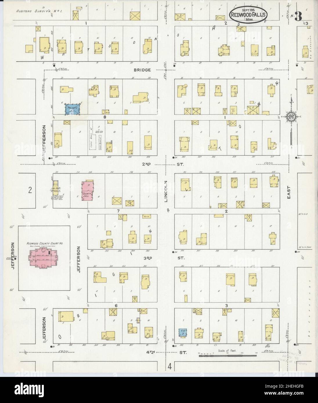Map of redwood falls hi-res stock photography and images - Alamy