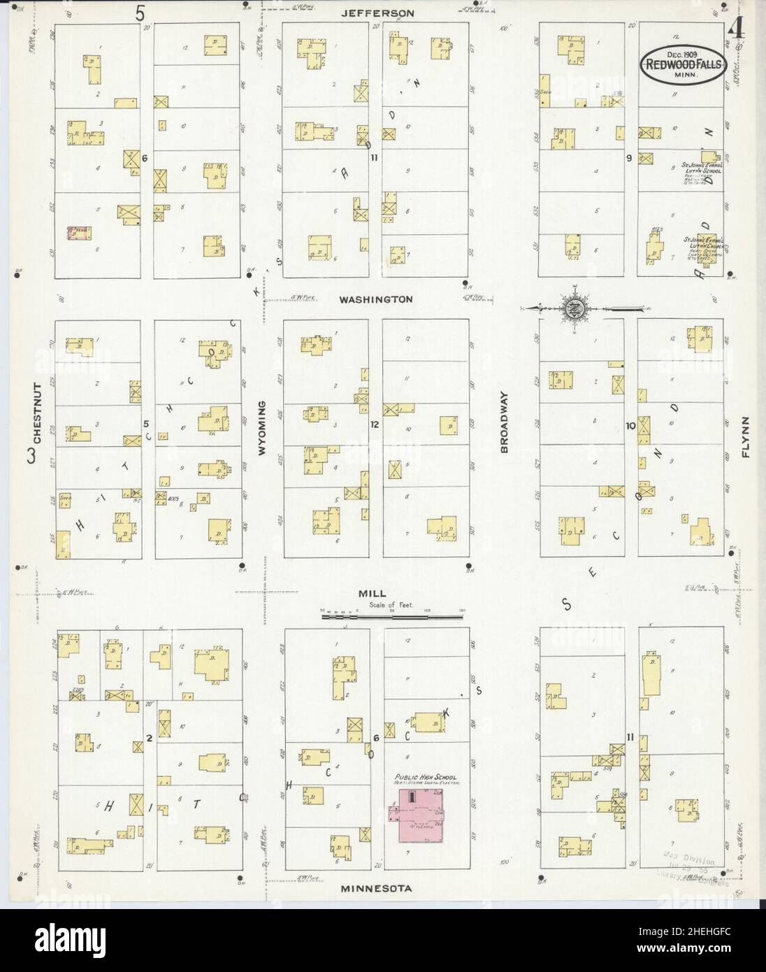 Map of redwood falls hi-res stock photography and images - Alamy