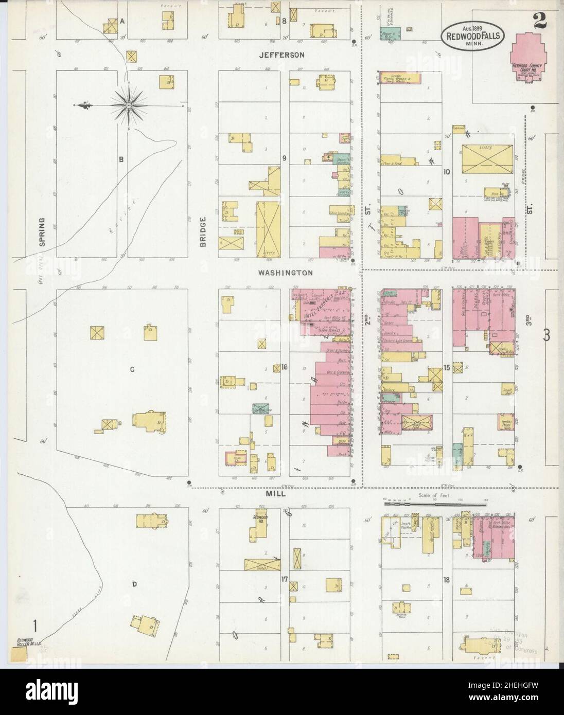 Redwood falls minnesota map hi-res stock photography and images - Alamy