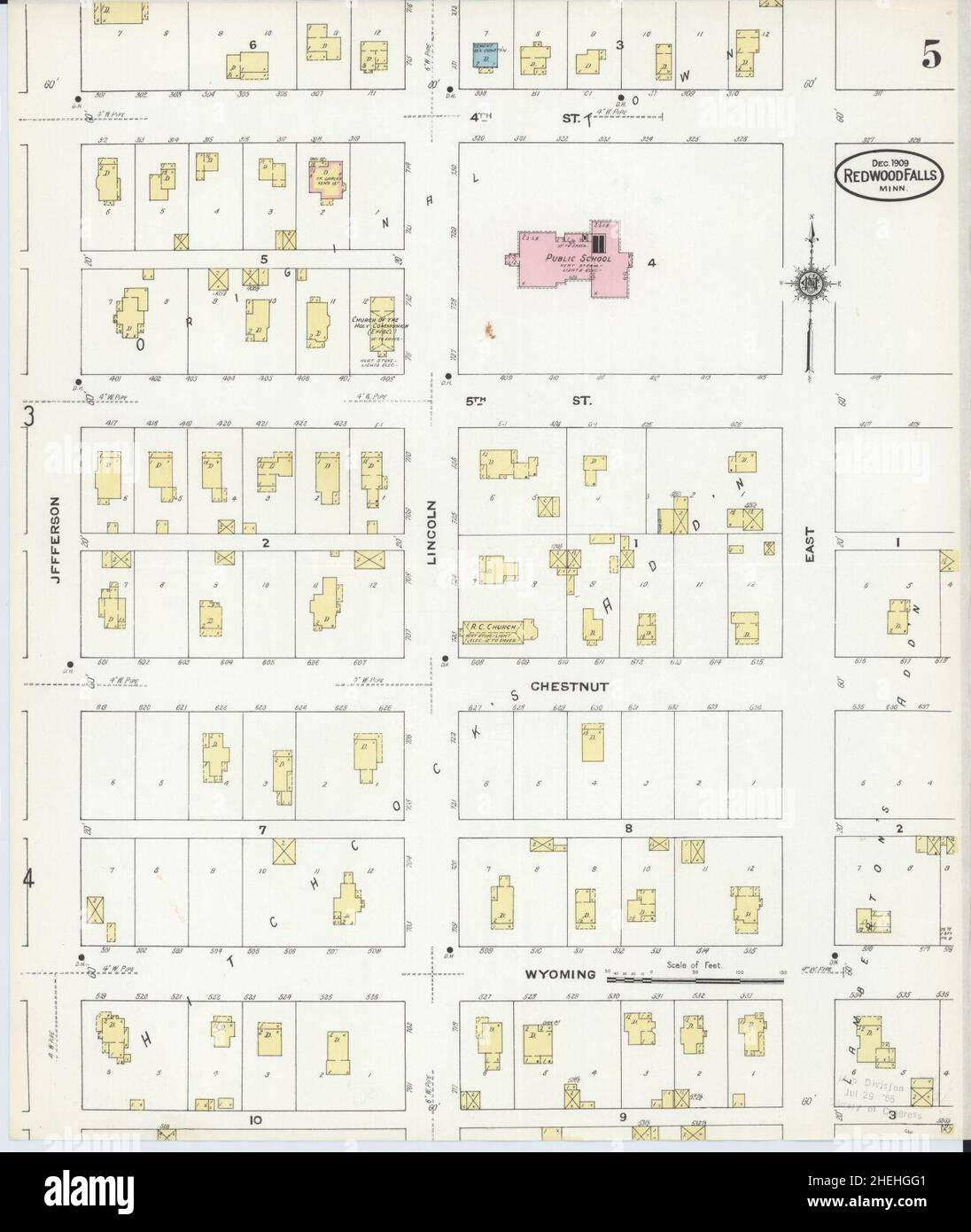 Map of redwood falls hi-res stock photography and images - Alamy