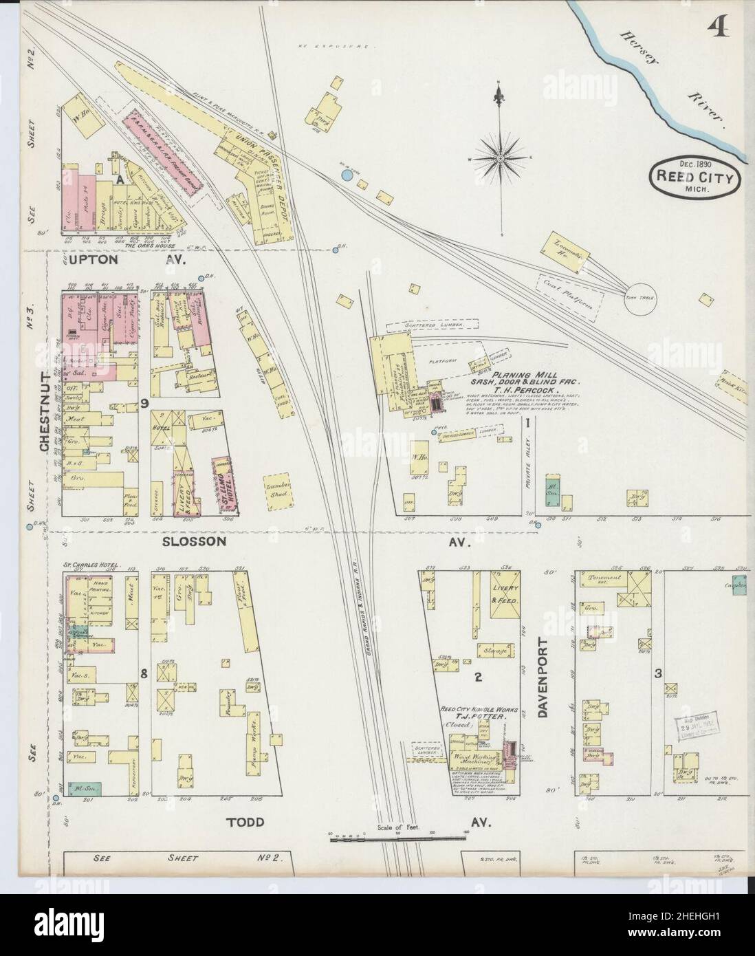 Map of reed hi-res stock photography and images - Alamy