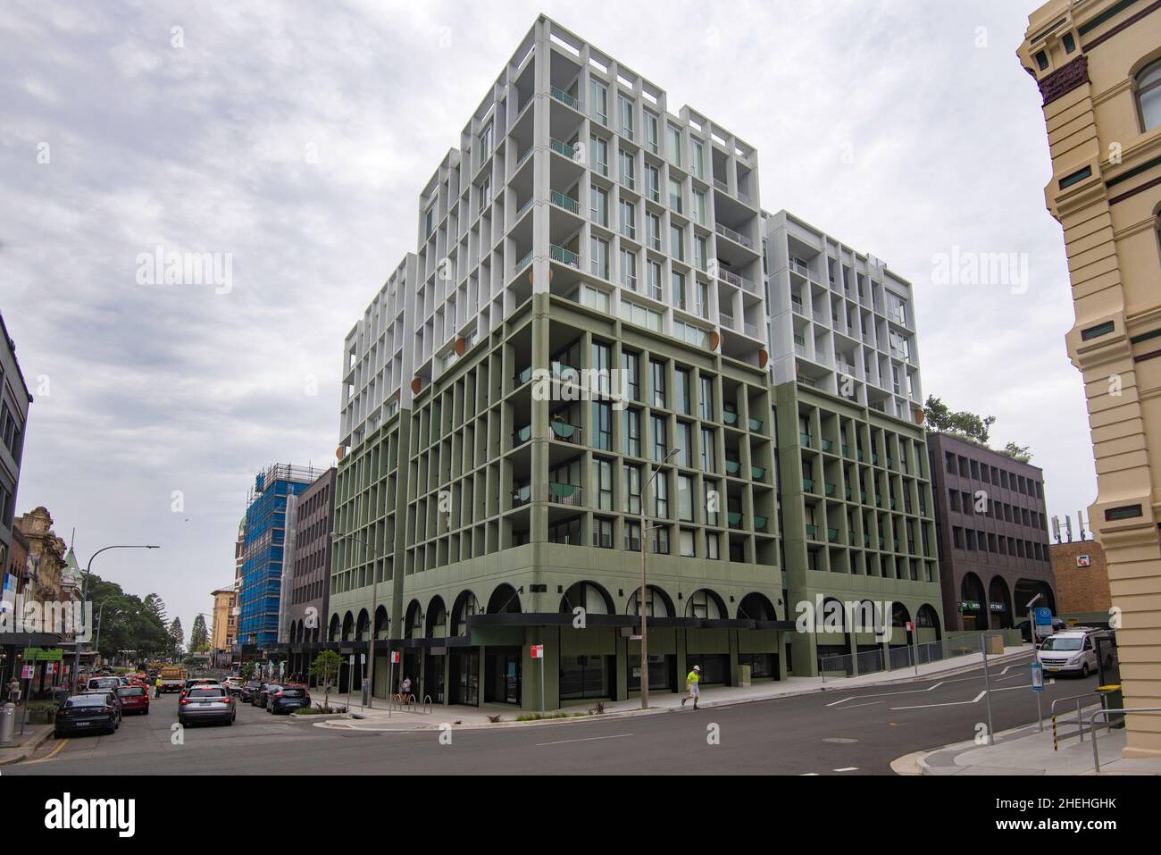 The 2017 SJB Architects designed Perkins and King apartment and retail ...