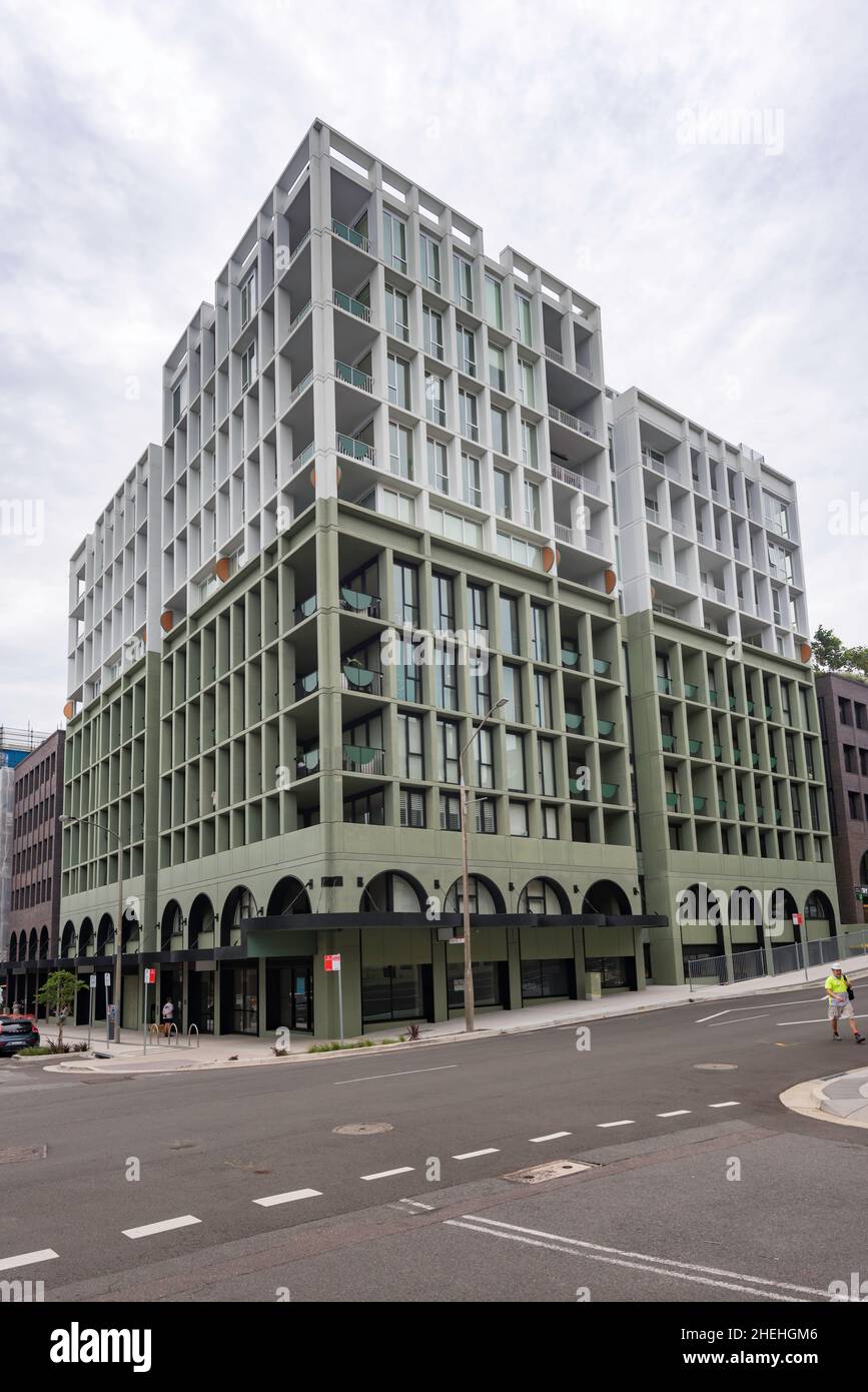 The 2017 SJB Architects designed Perkins and King apartment and retail ...