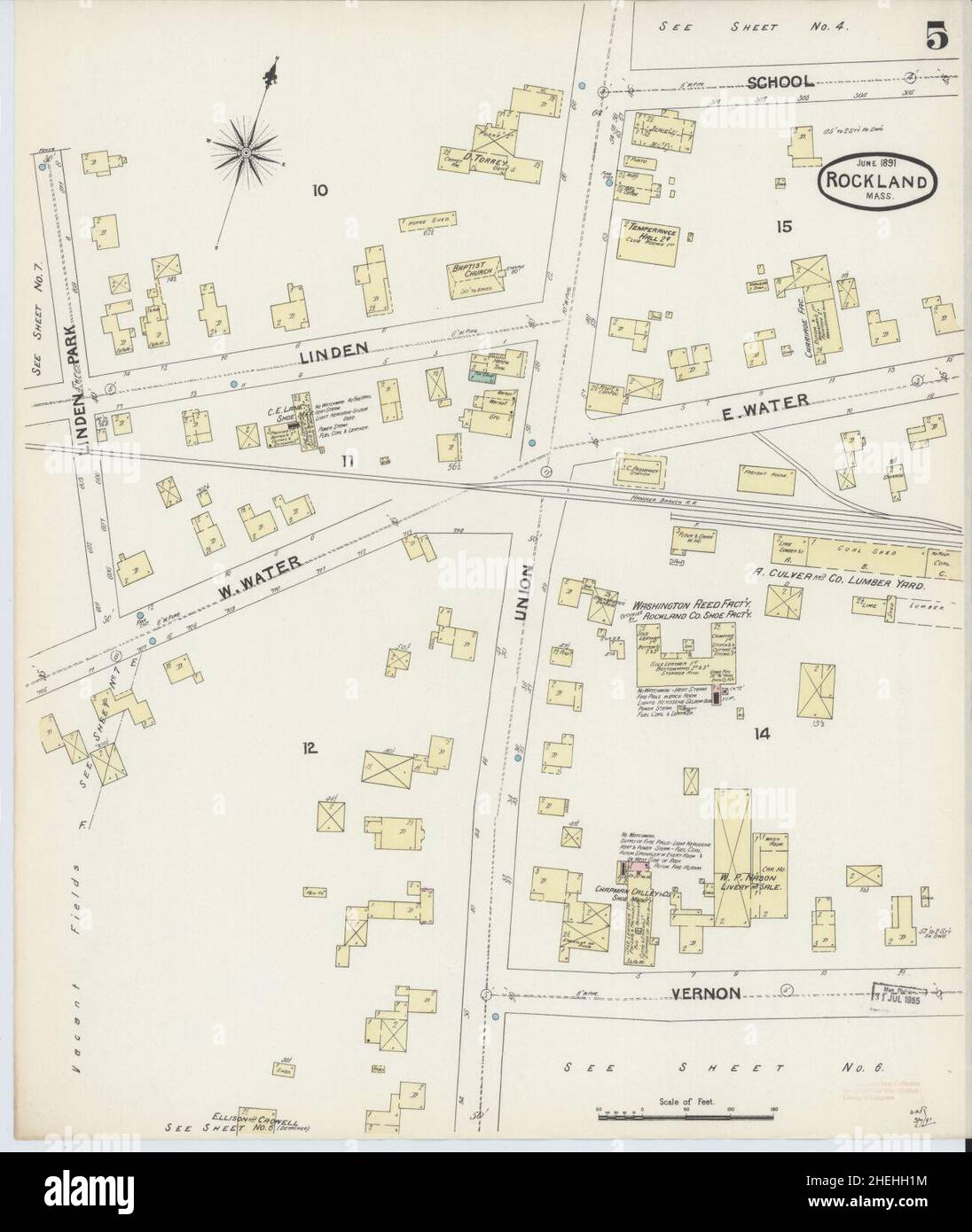 Rockland massachusetts map hi-res stock photography and images - Alamy