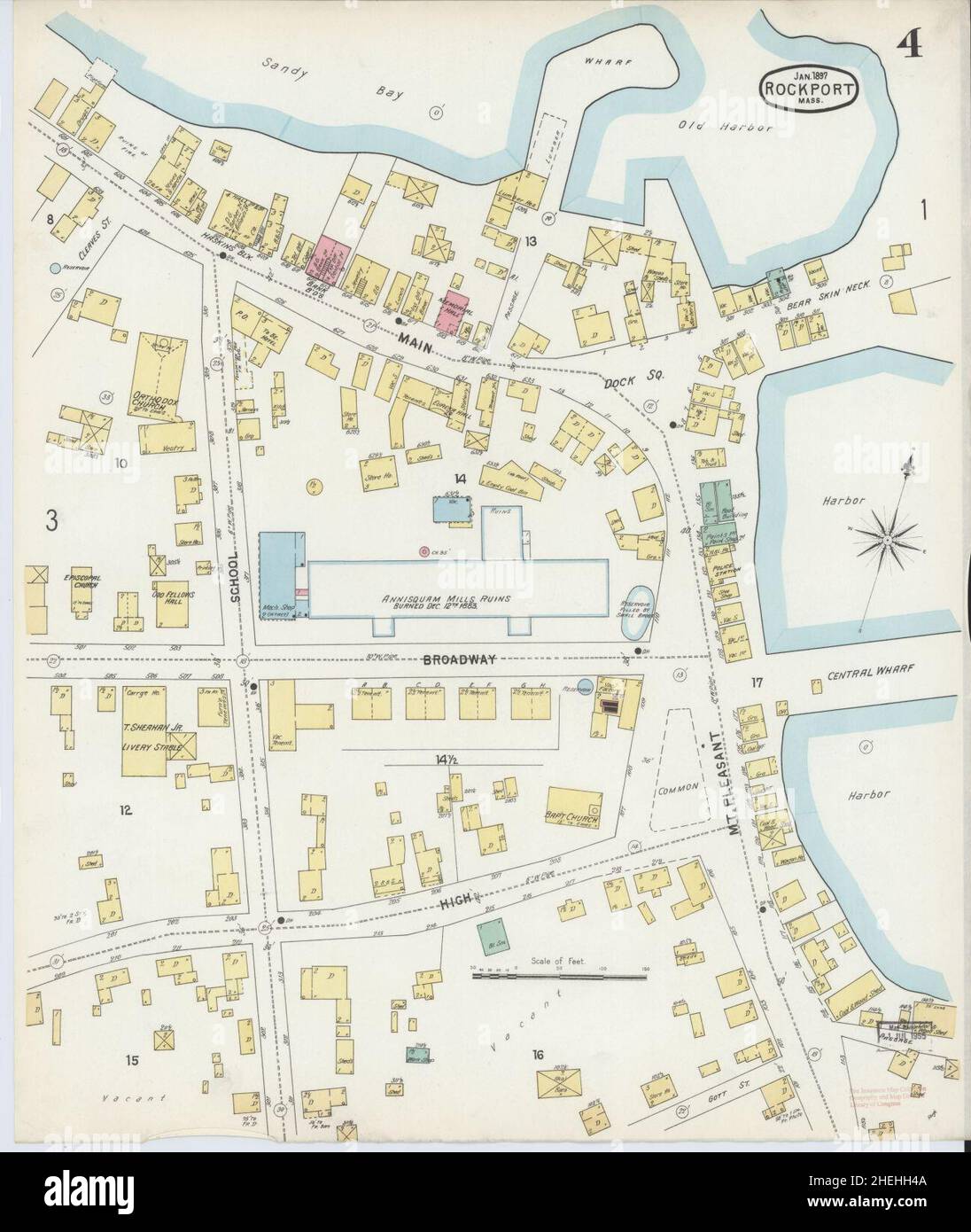 Map of rockport massachusetts hi-res stock photography and images - Alamy