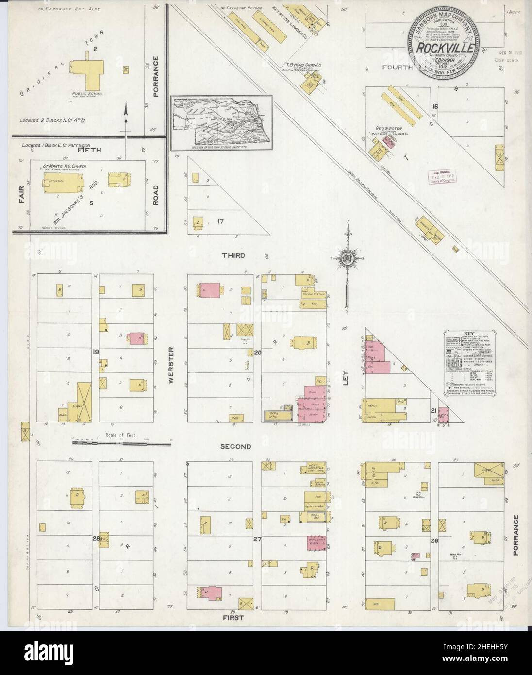 Sherman county map hi-res stock photography and images - Alamy