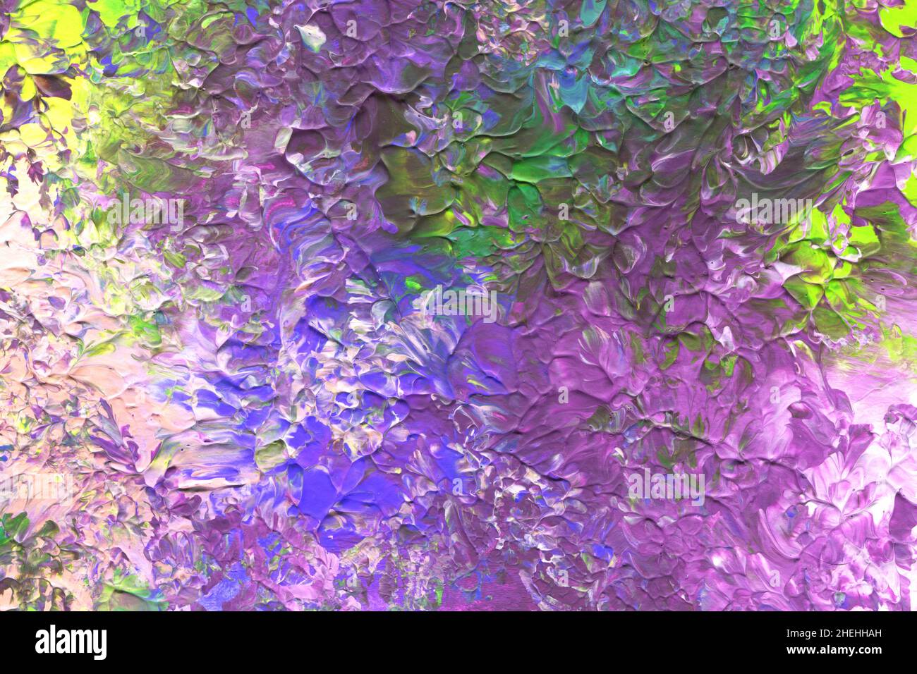 Acrylic colorful texture. Creative abstract background. Purple colors ...