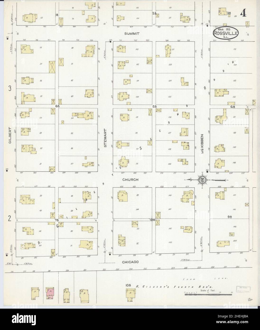 Map of rossville hi-res stock photography and images - Alamy