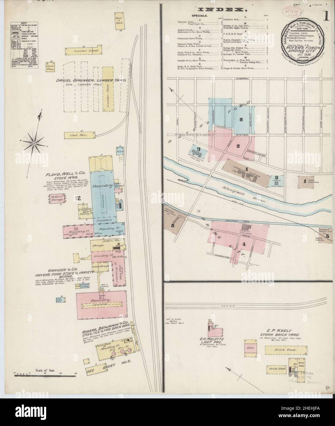 Sanborn Fire Insurance Map from Royersford, Montgomery County ...