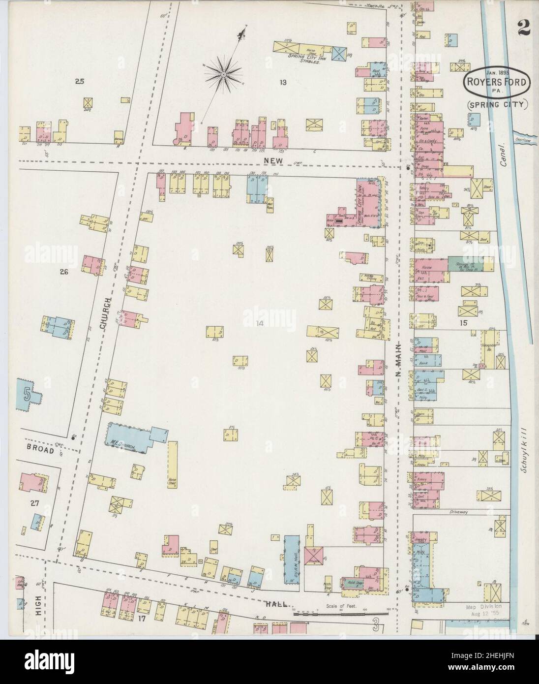 Sanborn Fire Insurance Map from Royersford, Montgomery County ...