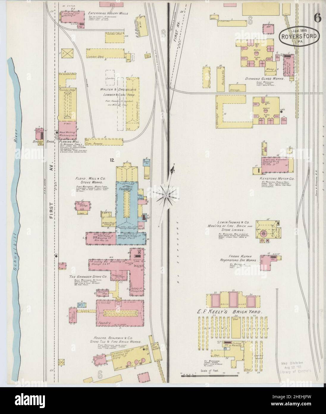 Sanborn Fire Insurance Map from Royersford, Montgomery County ...