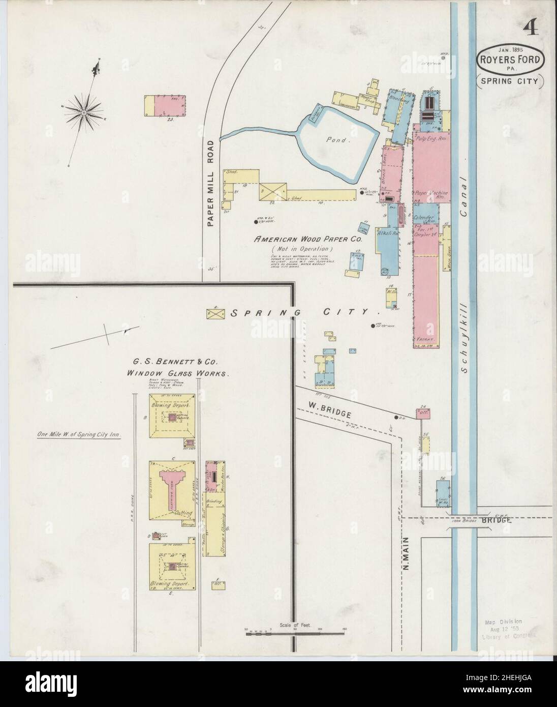 Sanborn Fire Insurance Map from Royersford, Montgomery County ...