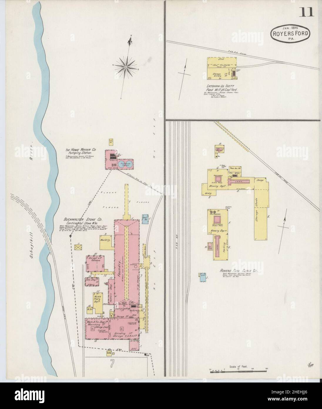 Sanborn Fire Insurance Map from Royersford, Montgomery County ...