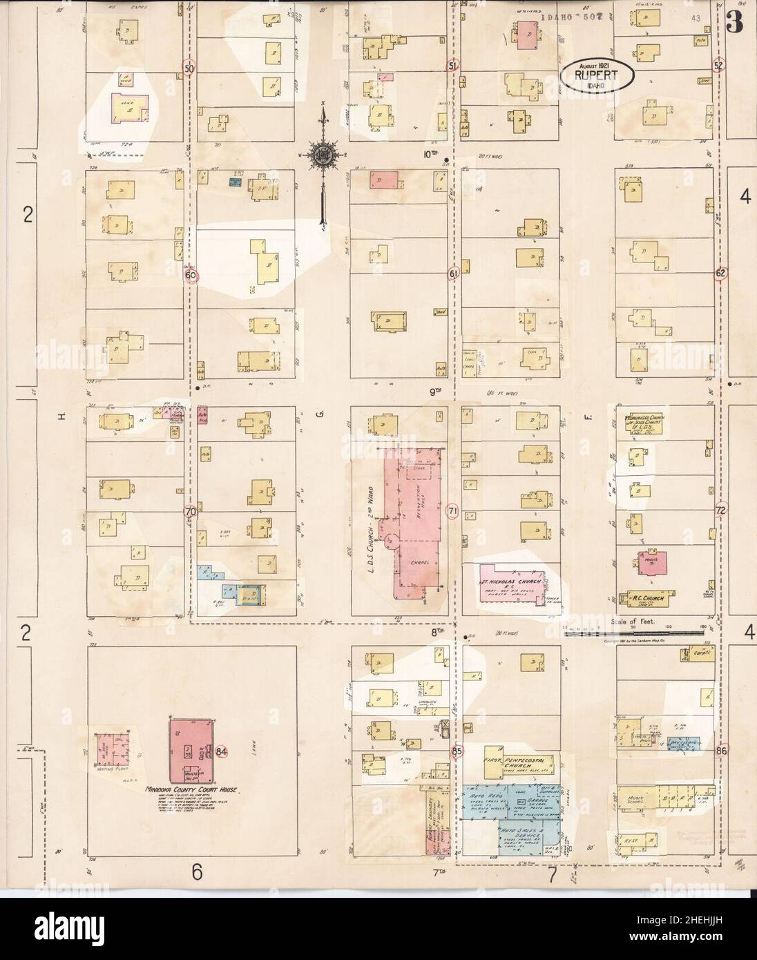 Map of rupert hi-res stock photography and images - Alamy