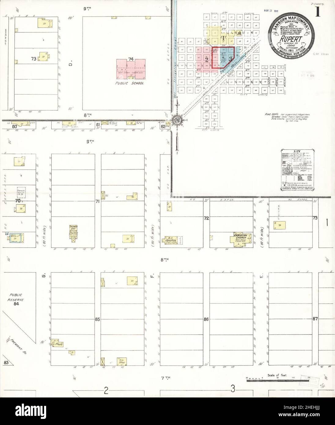 Rupert idaho map hi-res stock photography and images - Alamy