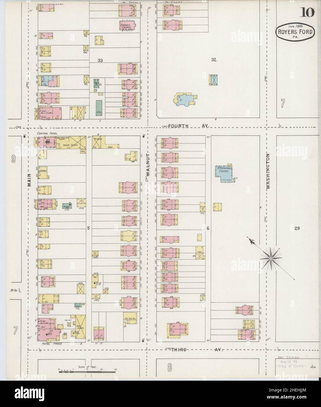 Sanborn Fire Insurance Map from Royersford, Montgomery County ...