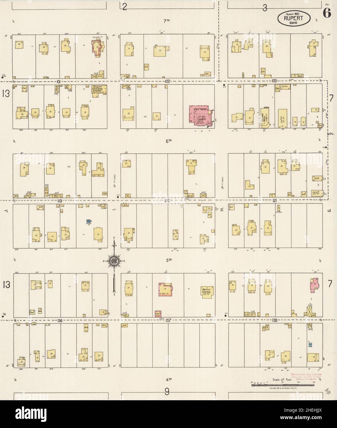 Map of rupert hi-res stock photography and images - Alamy