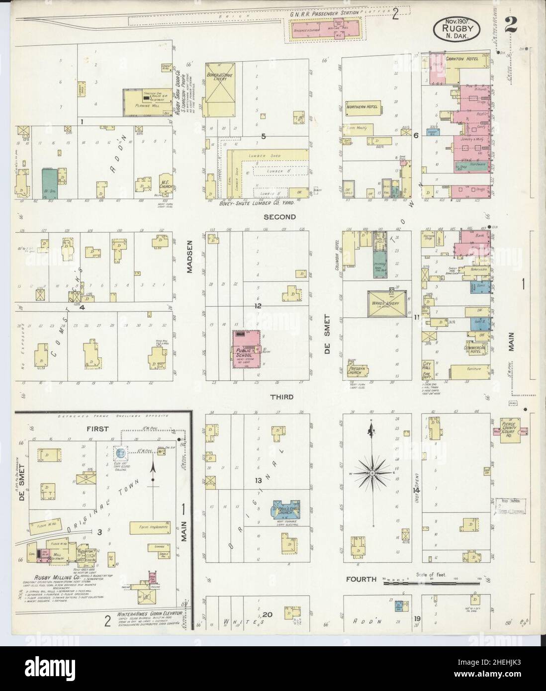 Map of rugby hi-res stock photography and images - Alamy