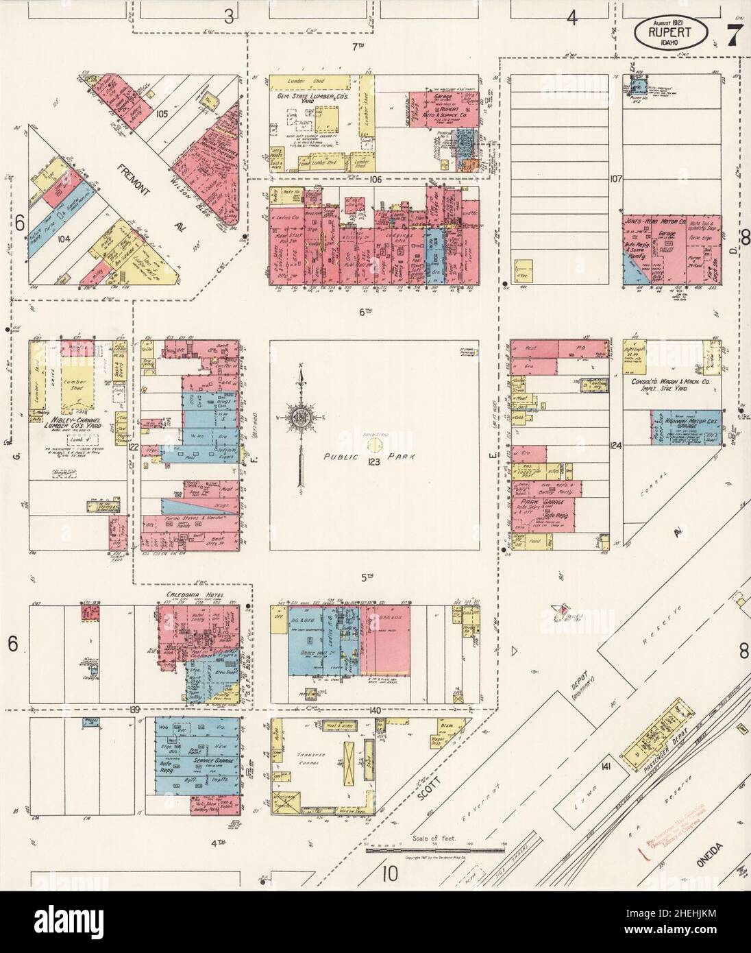 Rupert idaho map hi-res stock photography and images - Alamy