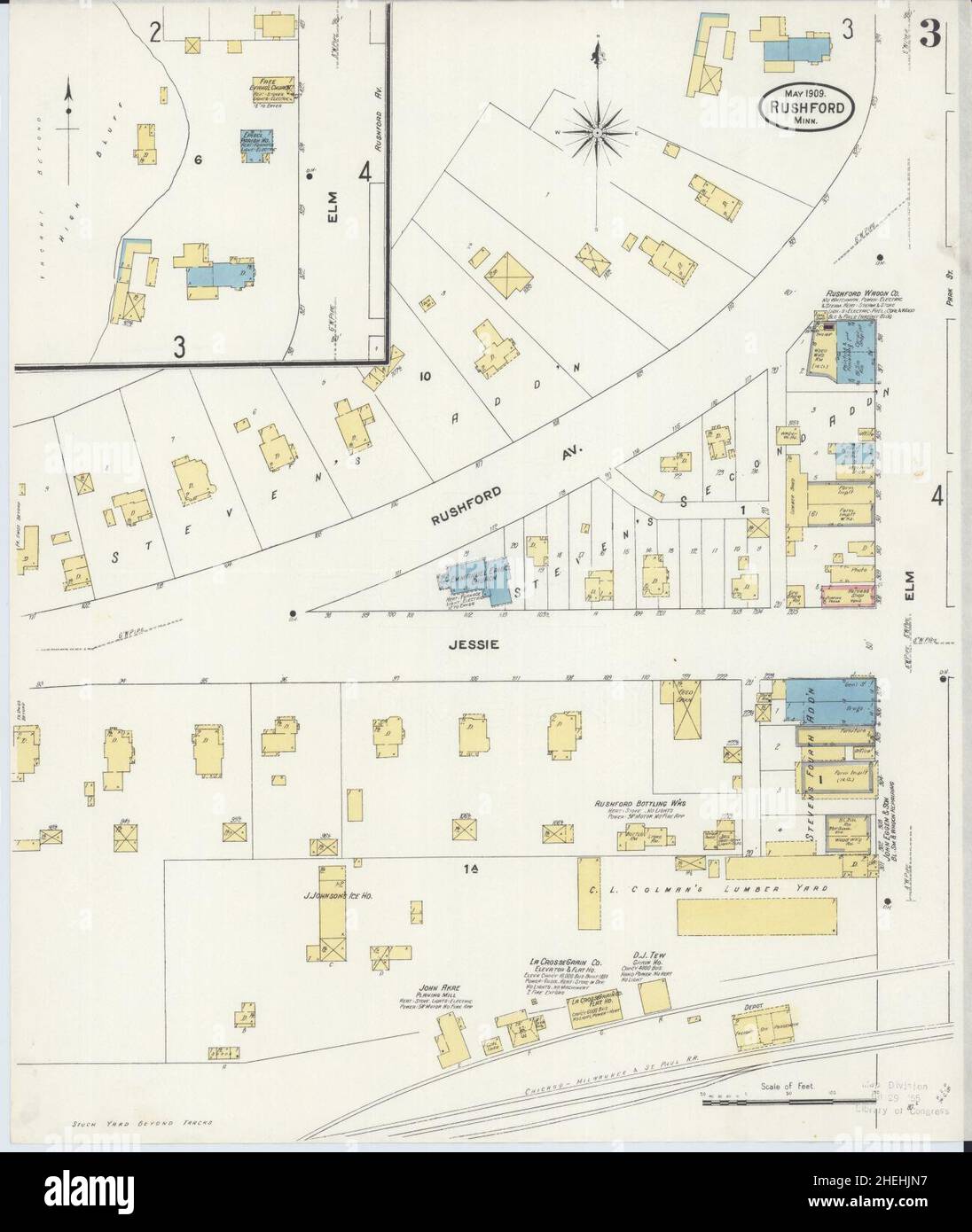 Rushford minnesota map hi-res stock photography and images - Alamy