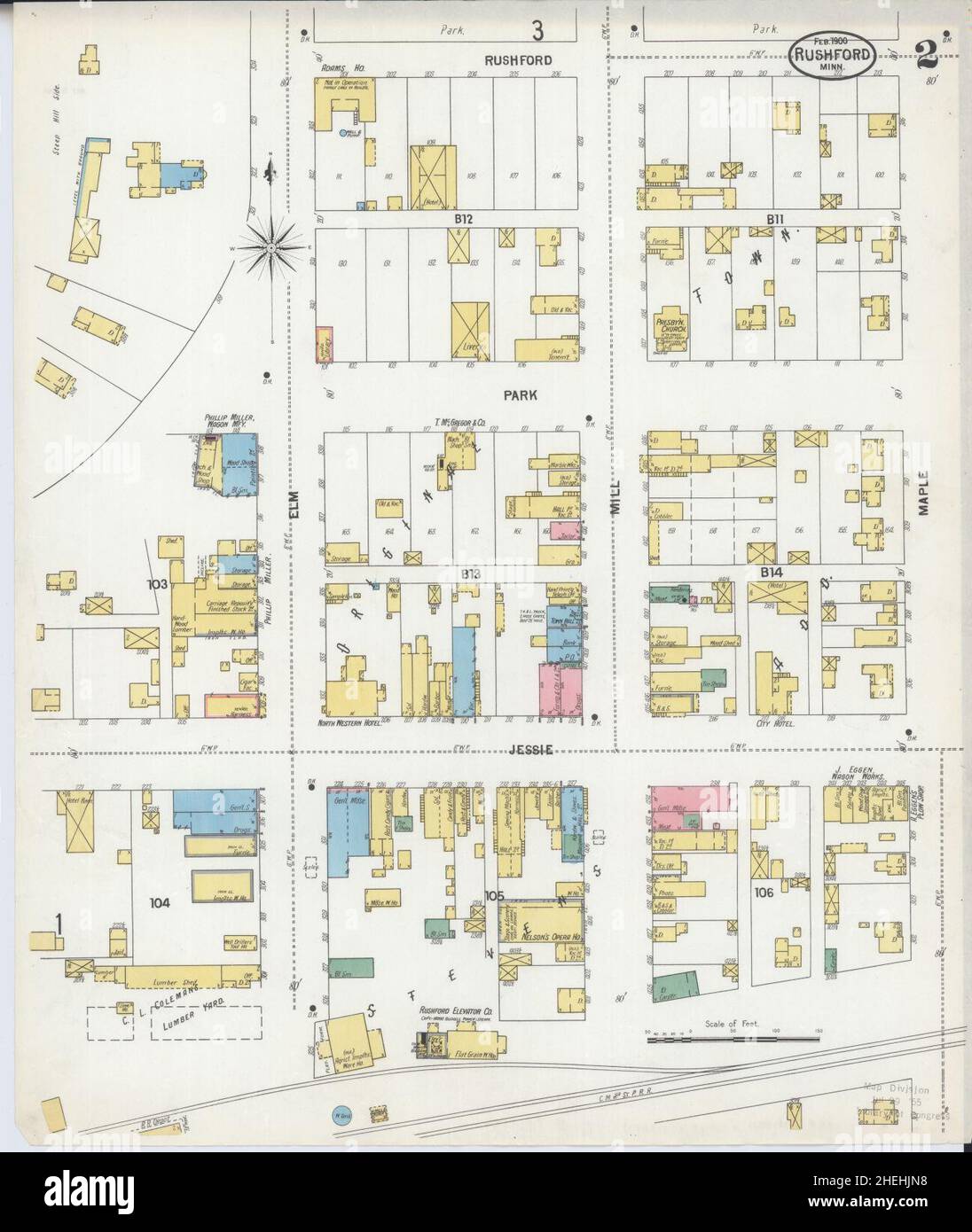 Rushford minnesota map hi-res stock photography and images - Alamy