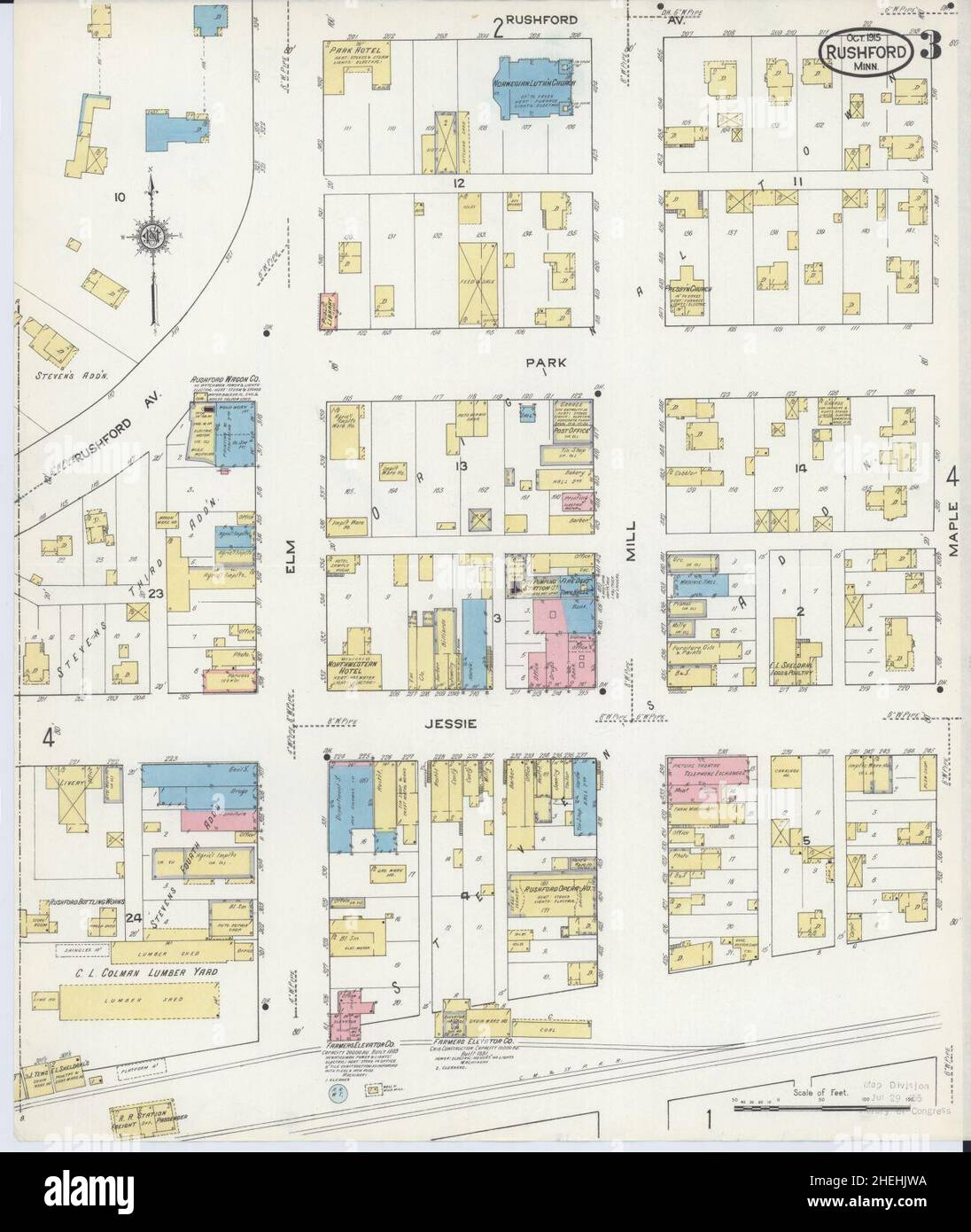 Rushford minnesota map hi-res stock photography and images - Alamy