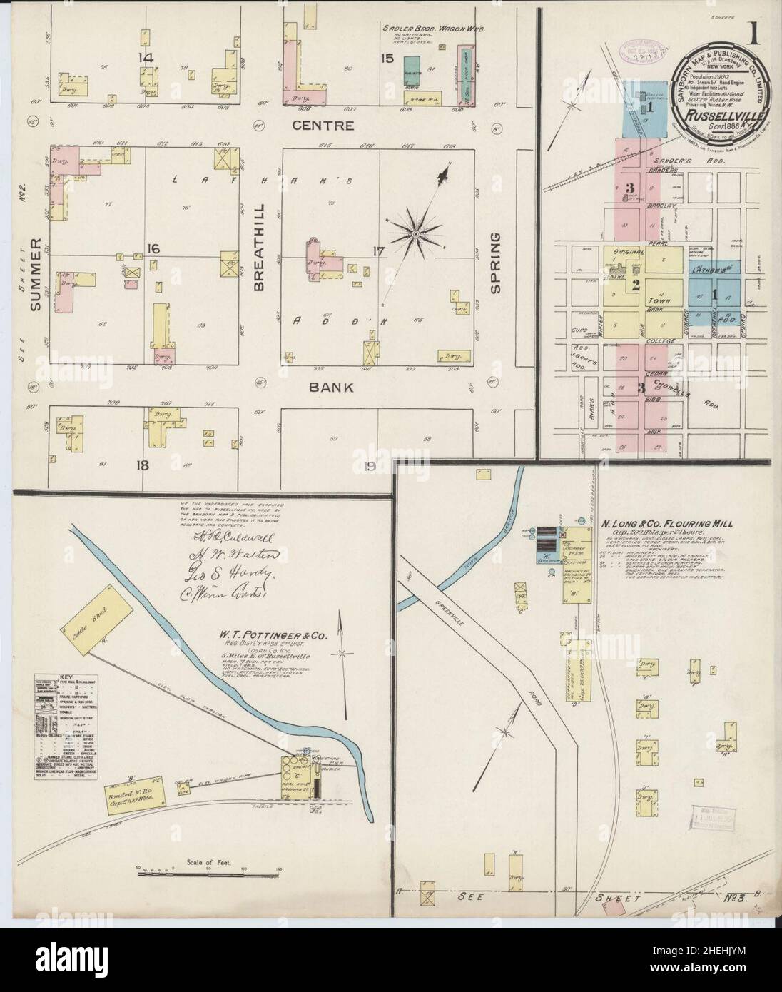 Map of russellville hi-res stock photography and images - Alamy