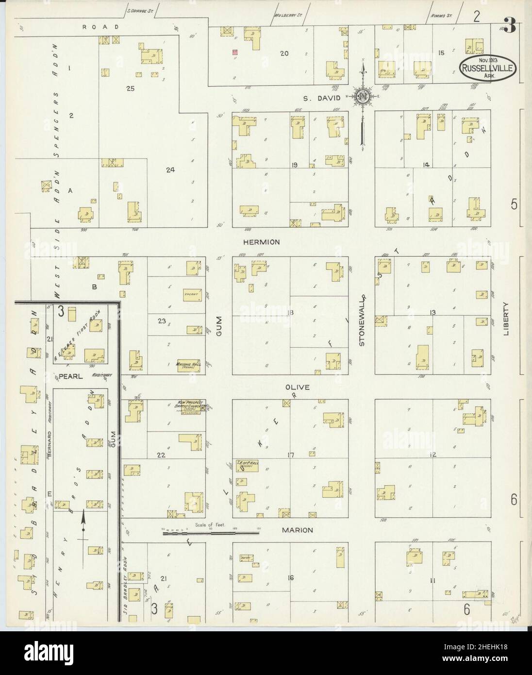 Map of russellville hi-res stock photography and images - Alamy