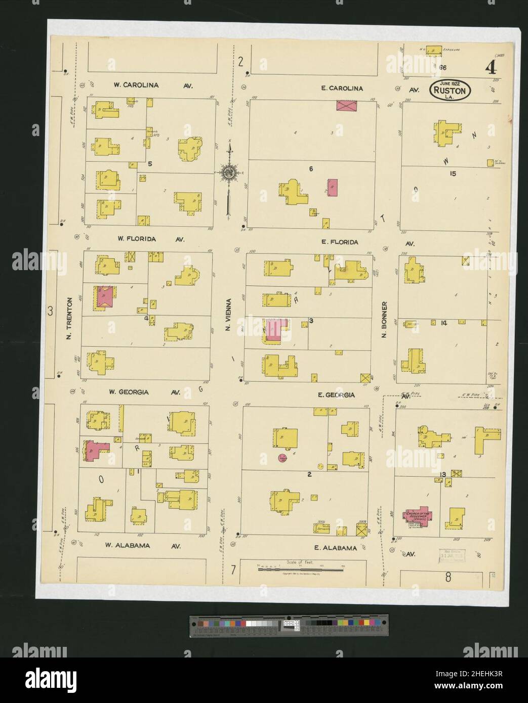 Map of ruston hi-res stock photography and images - Alamy