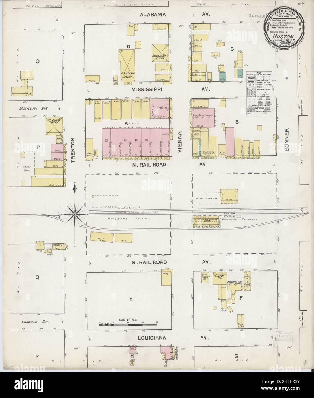Map Of Ruston High Resolution Stock Photography and Images - Alamy