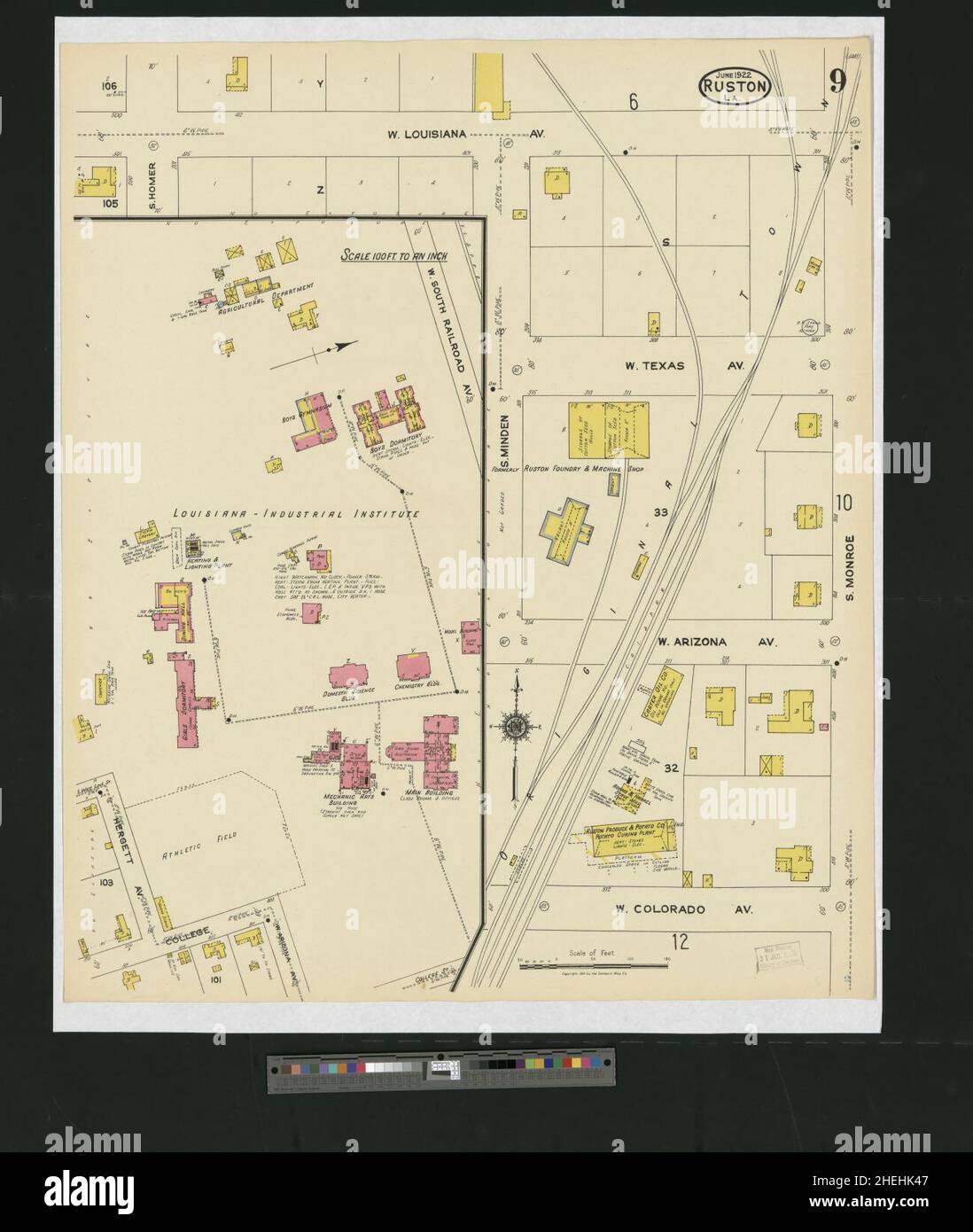 Map Of Ruston High Resolution Stock Photography and Images - Alamy