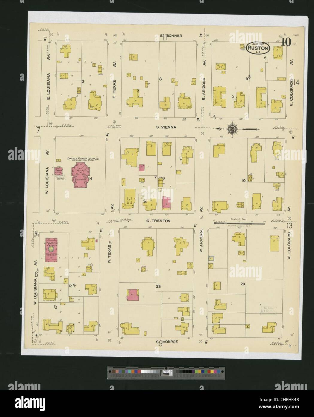 Map of ruston hi-res stock photography and images - Alamy