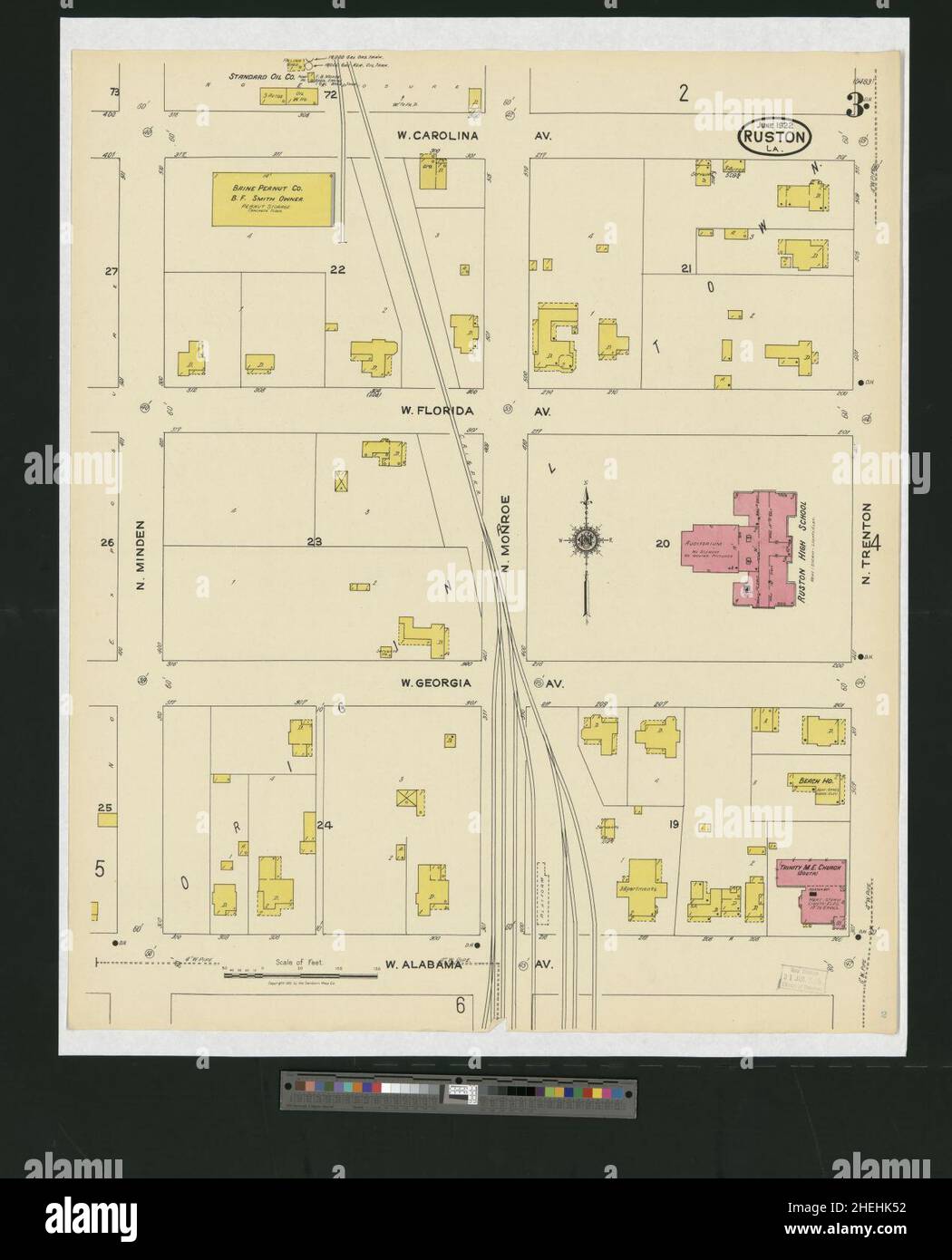 Ruston louisiana map hi-res stock photography and images - Alamy