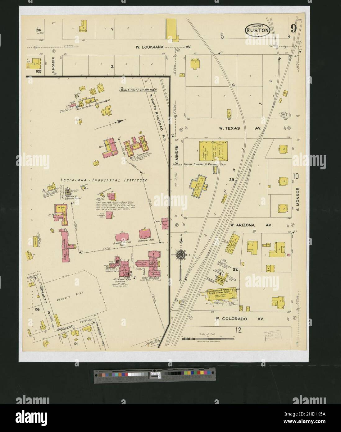 Map of ruston hi-res stock photography and images - Alamy