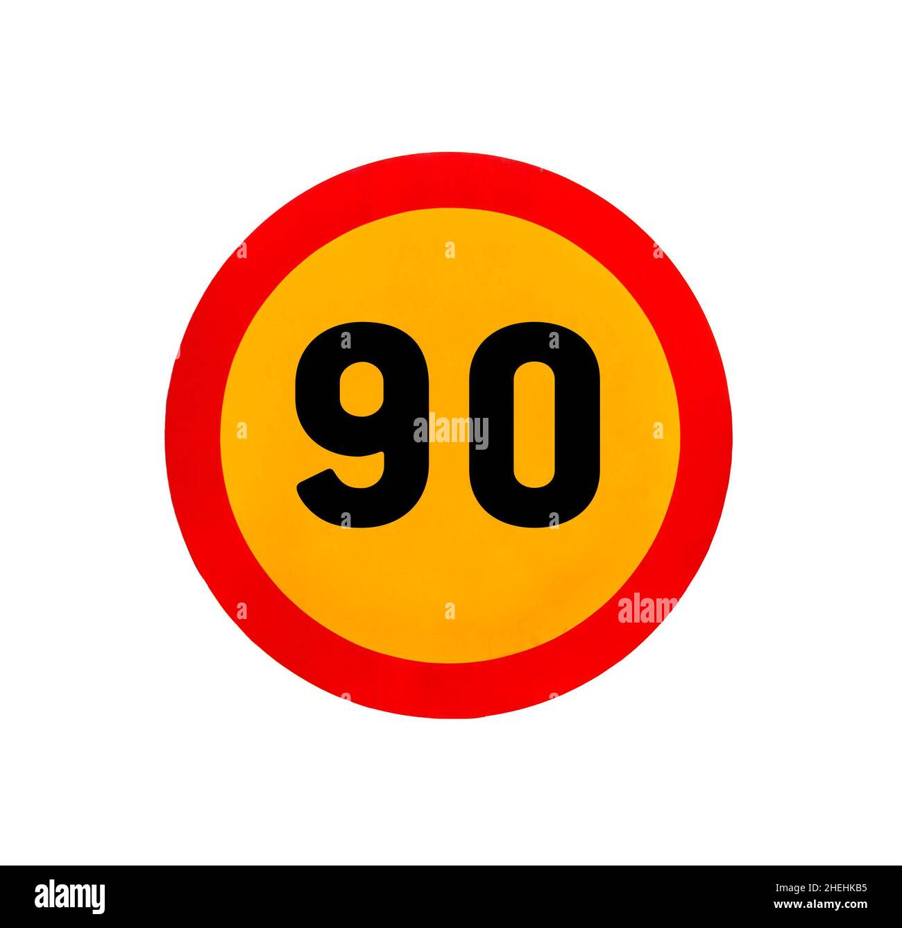90 speed limit sign hi-res stock photography and images - Alamy