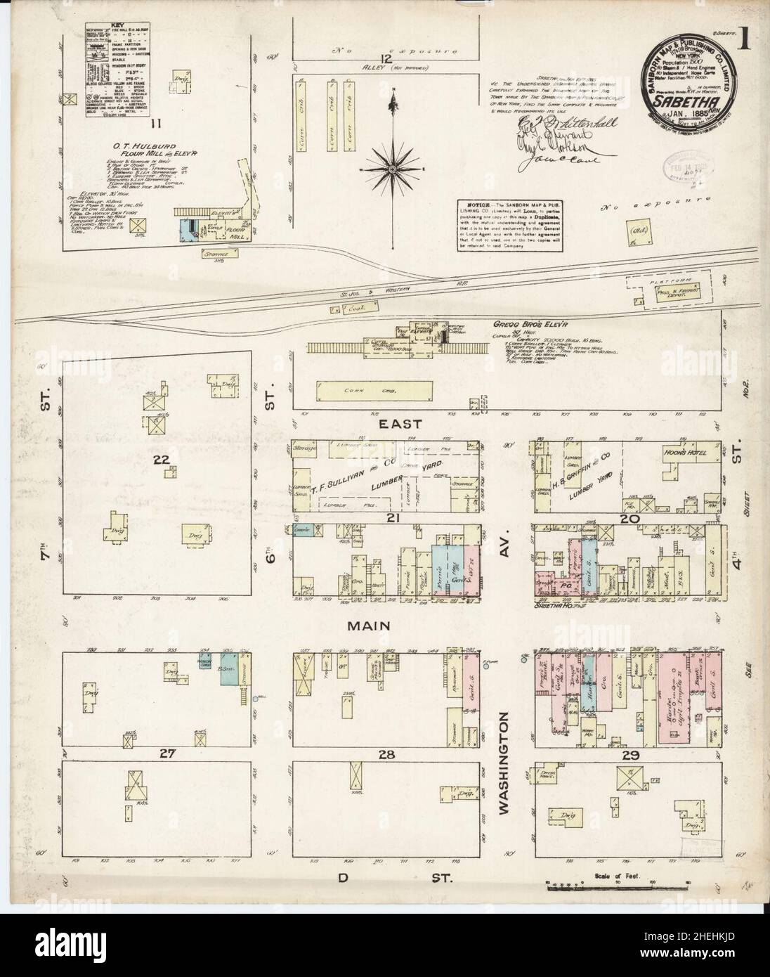 Map of sabetha hi-res stock photography and images - Alamy