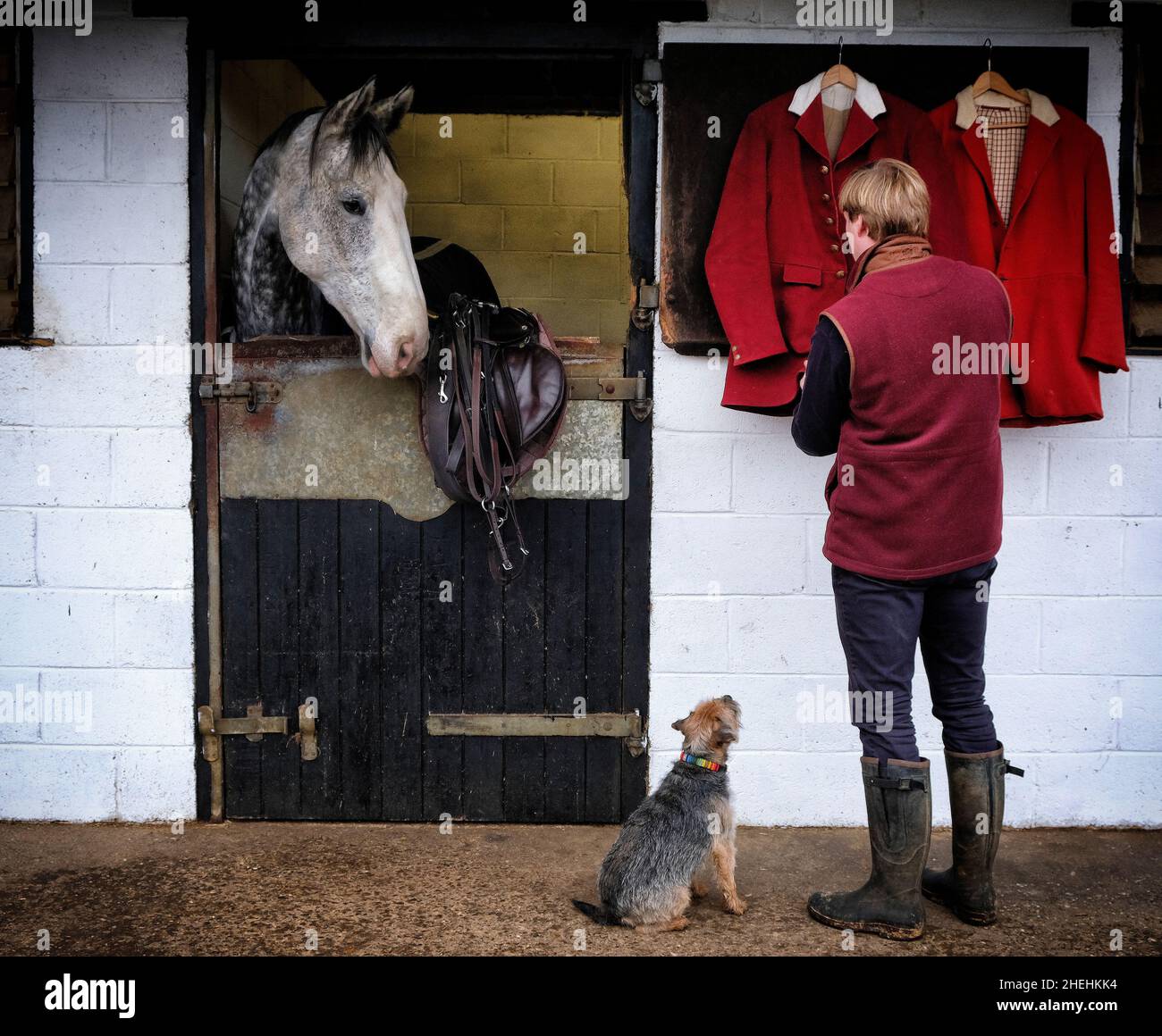 The Woodland Pytchley Hunt at Brigstock, Northants., 4th December, 2021 ...