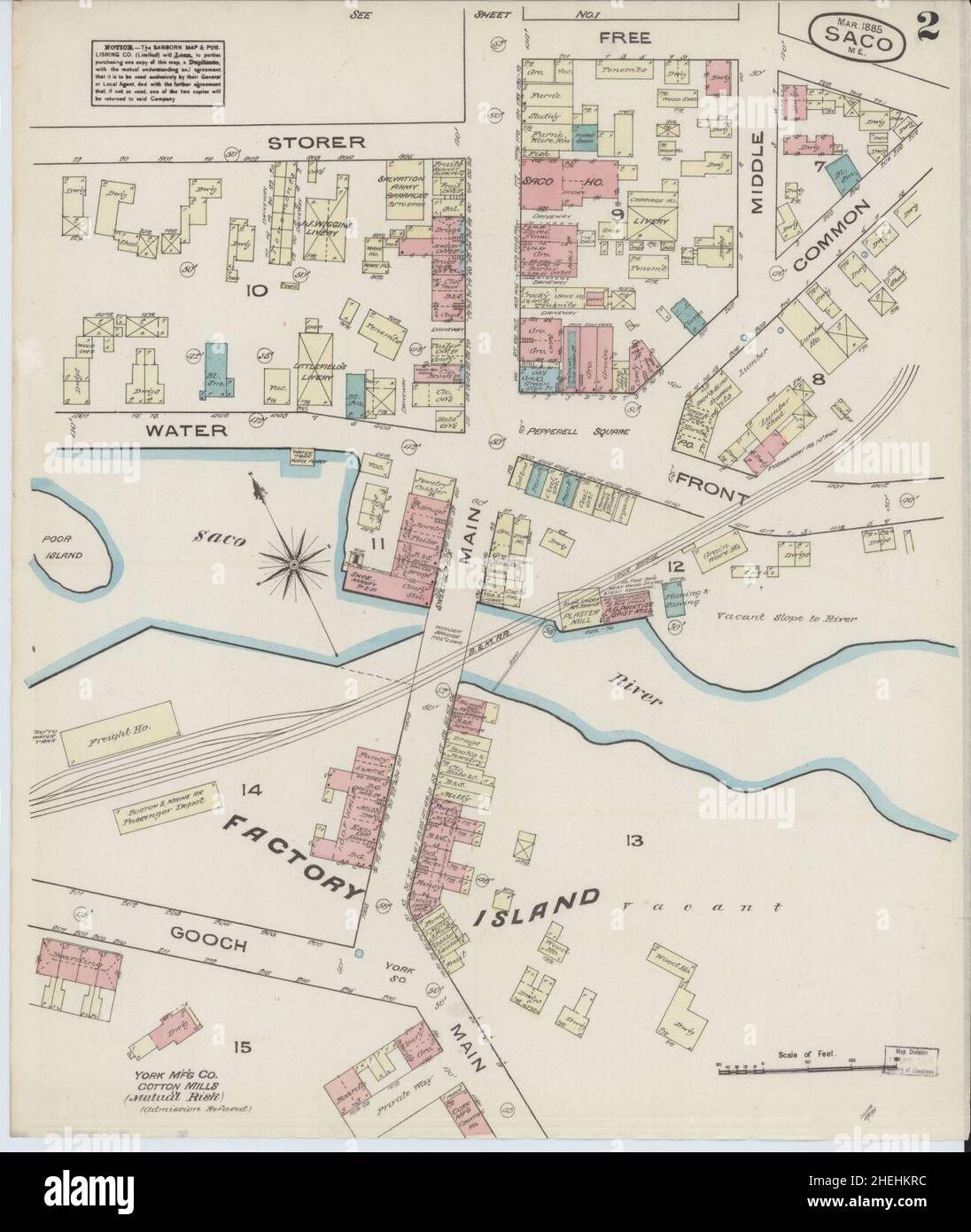 Saco map hi-res stock photography and images - Alamy