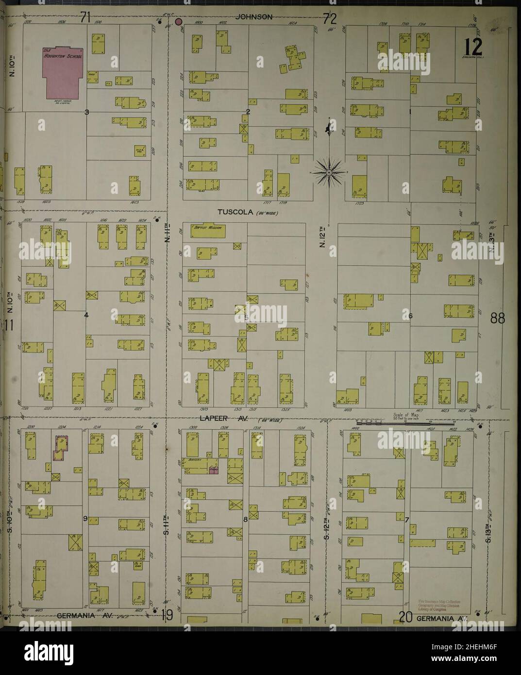Map of saginaw hi-res stock photography and images - Alamy