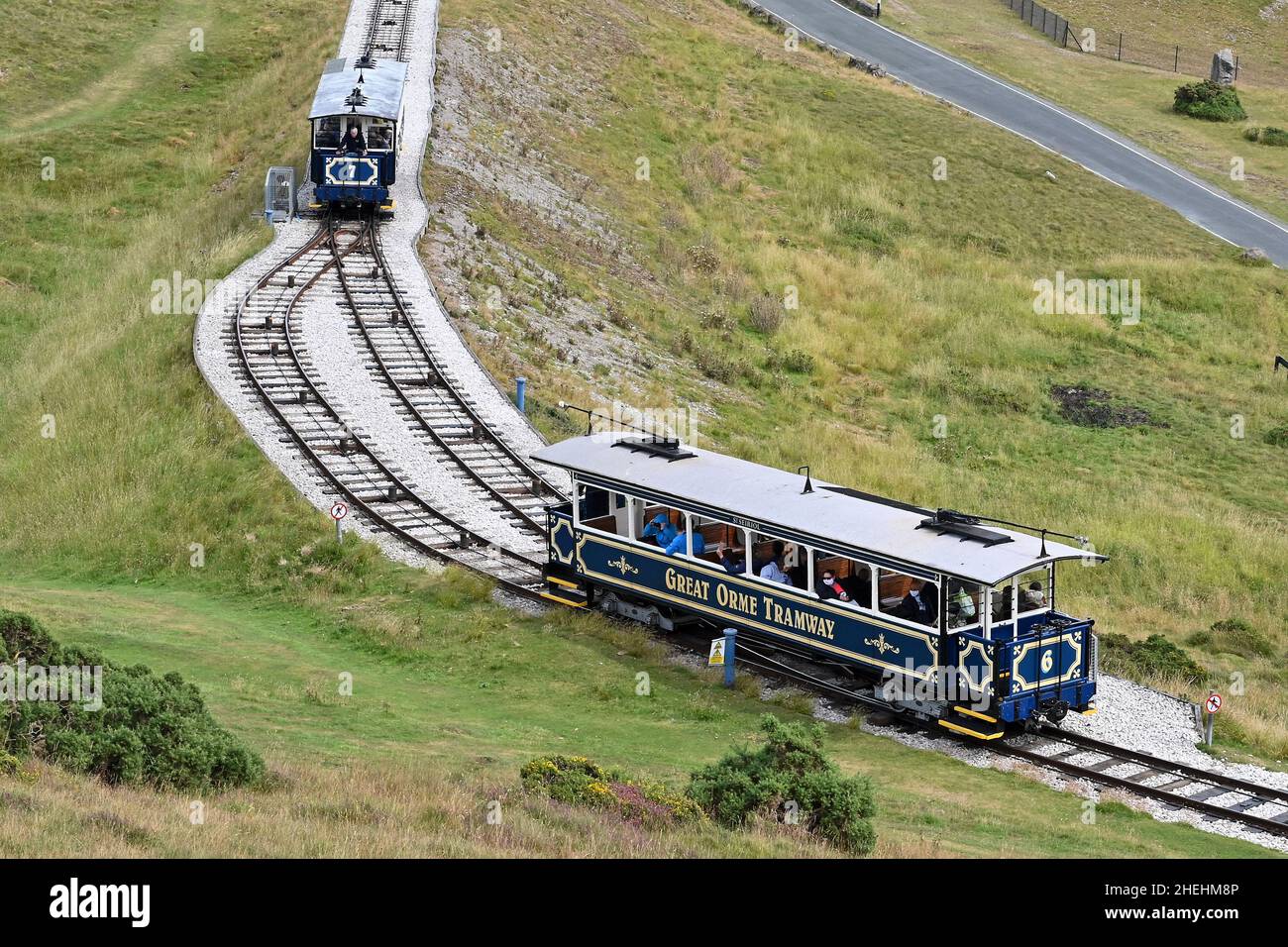 Great Orme Tramway. The Great Orme, Llandudno, August 2021 Stock Photo - Alamy