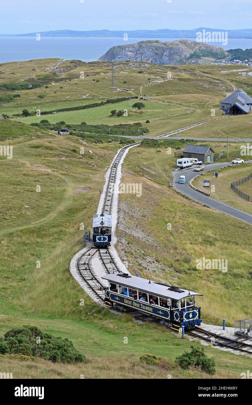 Great Orme Tramway. The Great Orme, Llandudno, August 2021 Stock Photo - Alamy